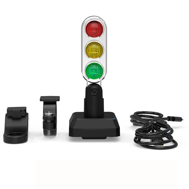 USB RECHARGEABLE LED Traffic Signal Model for Motorcycle Customization ...