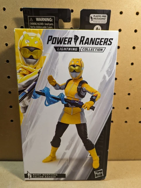 POWER RANGERS LIGHTNING Collection Beast Morphers Yellow Ranger 6 ...