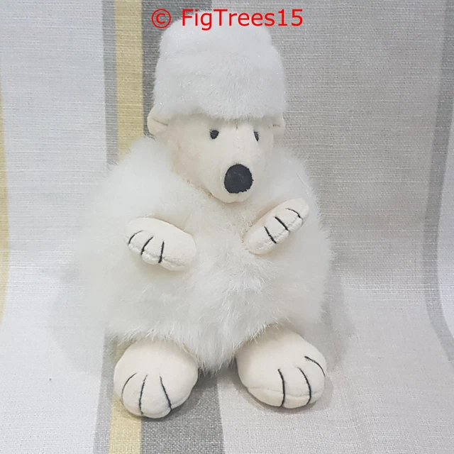 JELLYCAT PUFFBALL POLAR Bear 15cm High Soft Toy Plush D154 £69.99 ...