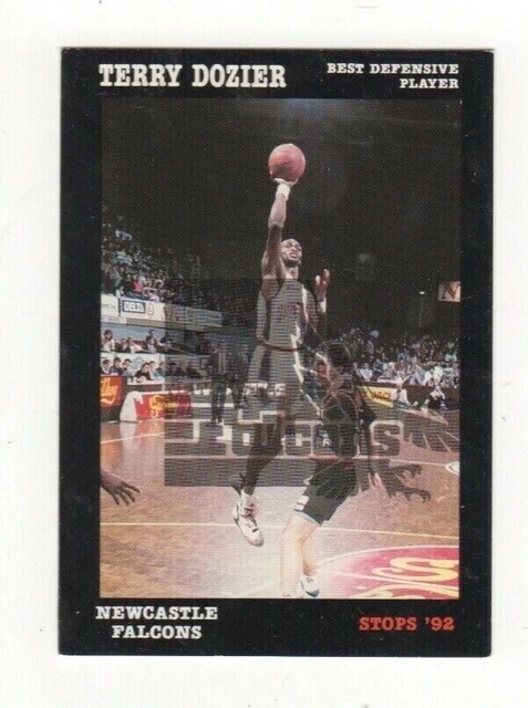 STOPS 1992 AUSTRALIAN Basketball Card. Newcastle Falcons Terry Dozier ...