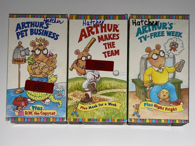 ARTHUR PBS KIDS VHS lot (3) £23.78 - PicClick UK