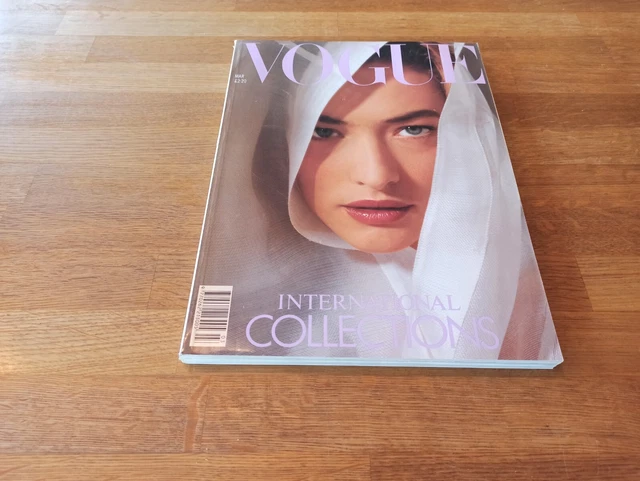 VOGUE MAGAZINE # 1989 March UK issue Tatjana Patitz cover by Sante D'Orazio £9.99 - PicClick UK