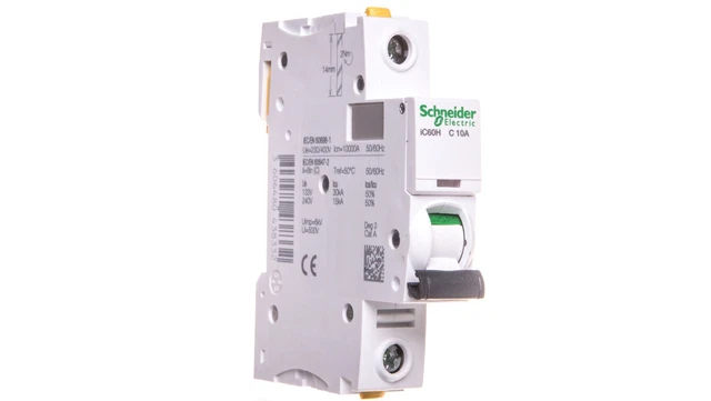 SCHNEIDER DISJONCTEUR 1P C 10A 10kA AC iC60H-C10 A9F07110 EUR 41,47 ...