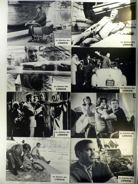 IM ZEICHEN DES Löwen - Eric Romher - 8 Aushangfotos/Lobbycards-G1 EUR ...
