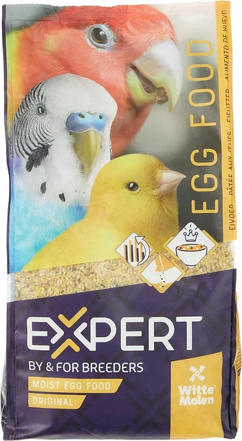 WITTE MOLEN EXPERT Egg Food Original Moist Bird Eggfood, 1 kg £10.33 ...