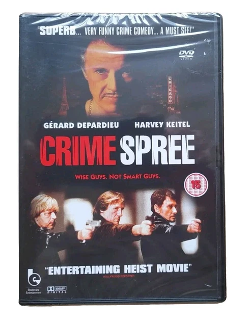 CRIME SPREE DVD - Harvey Keitel, Gerard Depardieu 2003 Crime / Comedy ...
