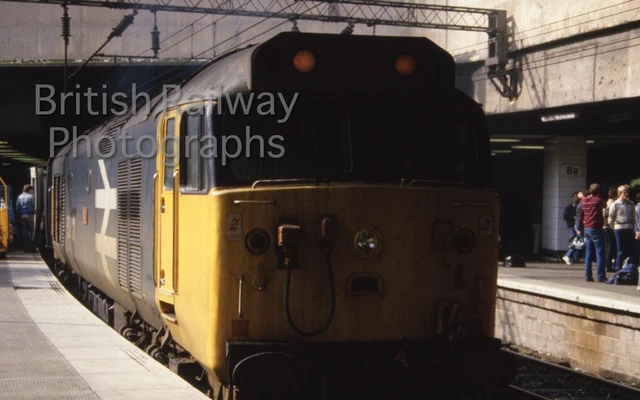 35MM SLIDE BR British Railways Diesel loco 50021 Class 50 at Birmingham ...