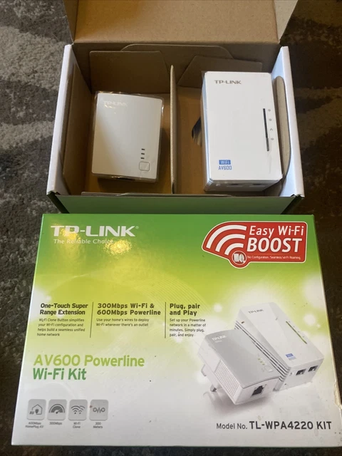 TP-LINK TL-WPA4220 POWERLINE AV600 Kit estensore Wi-Fi Powerline bianco ... TP-LINK TL-WPA4220 POWERLINE AV600 Kit estensore Wi-Fi Powerline bianco ...