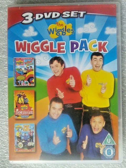 Wiggles Pack Dvd 2012 3 Disc Set Toot Toot Yummy Big Red Car Top Of