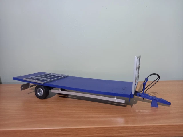 SCRATCH BUILT BALE Trailer 1/32 Britains Siku £42.32 - PicClick UK