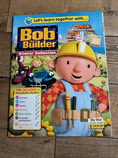 COMPLETE PANINI BOB The Builder Sticker Album Collection Mint Condition ...
