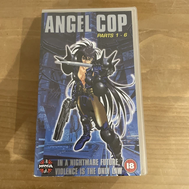 ANGEL COP PARTS 1-6 Manga anime 1997 VHS 2 video tapes action used rare ...