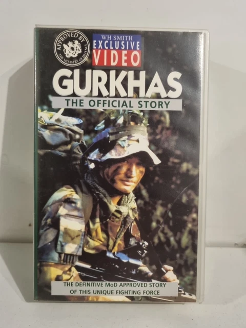 GURKHAS THE OFFICIAL Story - PAL VHS Video Tape WH smith Exclusive ...