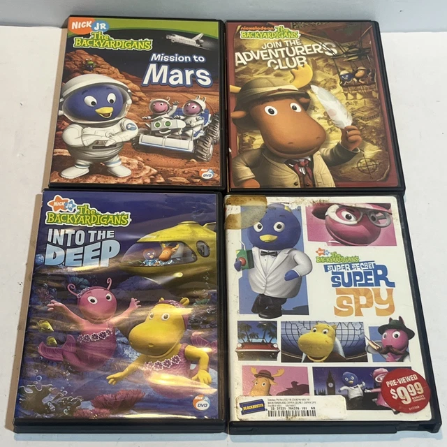 NICKELODEON / NICK Jr - The Backyardigans DVD Lot of 4 Mars Deep Club ...