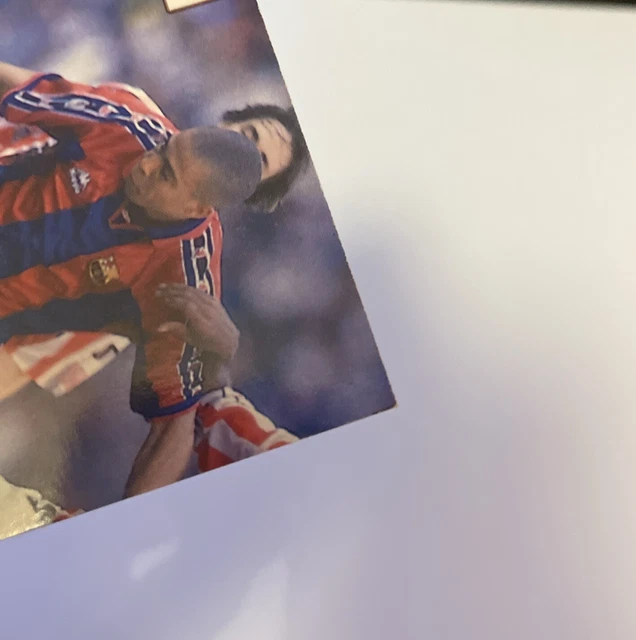 RONALDO LUIS NAZARIO Mundicromo TROFEO PICHICHI BARCA ROOKIE YEAR 1996 ...