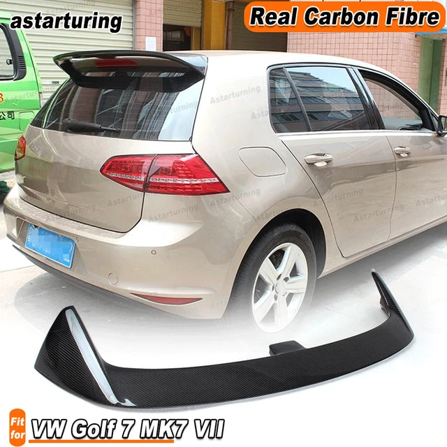 CARBON FIBER REAR Roof Spoiler Wing For Volkswage Golf 7 MK7 VII 14-17 ...