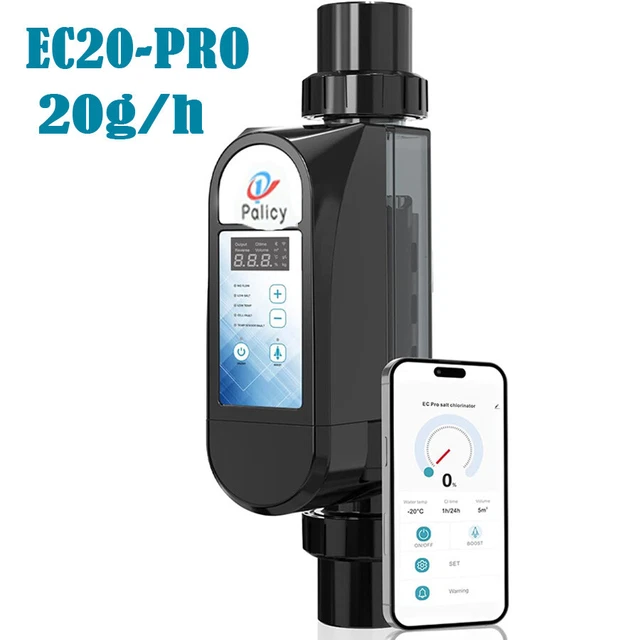 SALT CHLORINATOR SYSTEM for IN/Above Ground Pool With Wi-Fi & App ...
