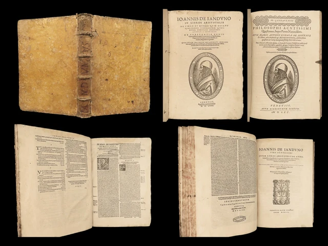 1564 MEDIEVAL JOHN of Jandun ARISTOTLE Metaphysics Philosophy Anima ...