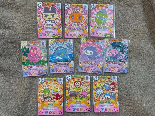 TAMAGOTCHI GOTCHI CARD New! Gocchi Card All Rarities Complete Set $192. ...
