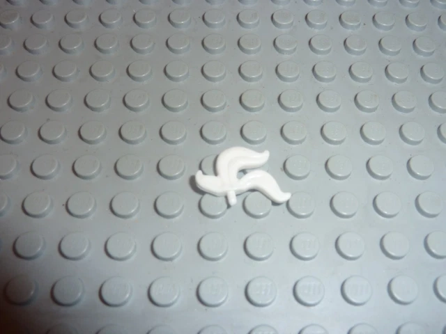 LEGO MINIFIG WHITE Helmet Plume ref 4502b Set 6280/6204/6271/6277/6080 ...