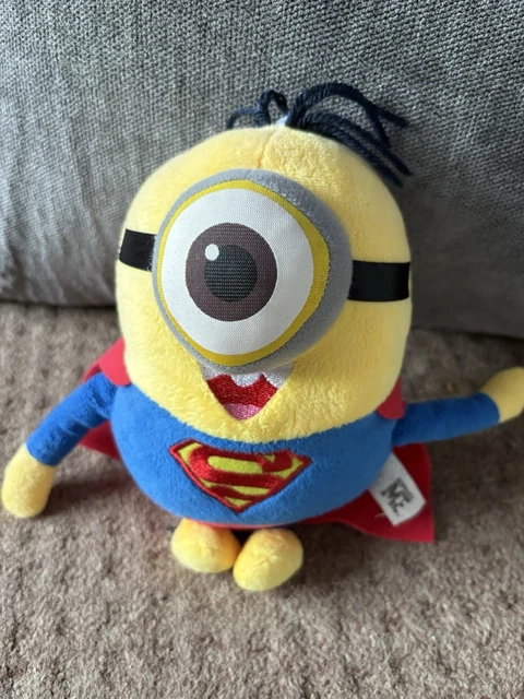 DESPICABLE ME MINION Superhero DC Superman Plush Toy Window Hanger £10. ...