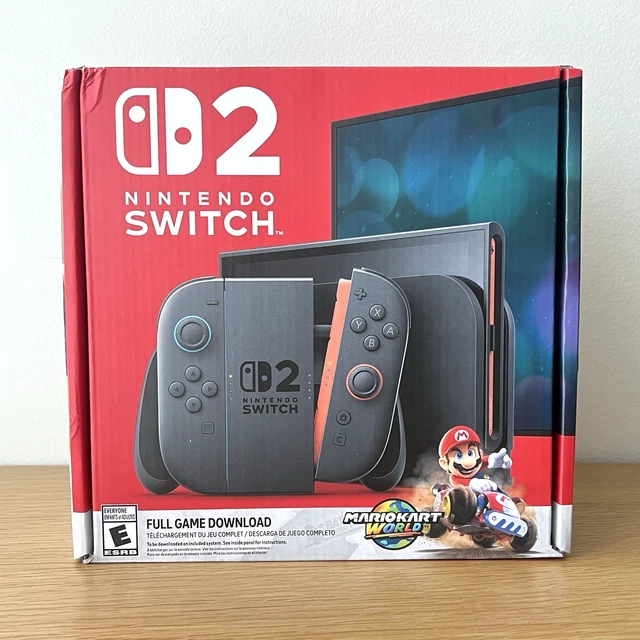 NINTENDO SWITCH 2 Console System Mario Kart World Bundle NEW SHIPS OUT ...