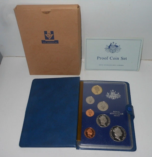 1985 ROYAL AUSTRALIAN Mint Coin Proof Set Unc Set $1 50 20 10 5 2 1 ...