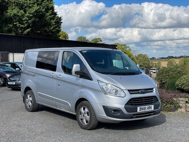 FORD TRANSIT CUSTOM Limited 2.0 Tdci 6Dr Auto 2018 (Silver) 223K M.o.t ...