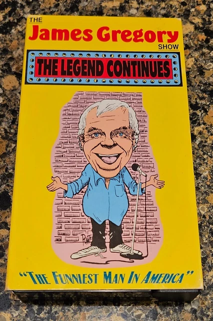 JAMES GREGORY THE Legend Continues ©1993 VHS Tape Clean Comedy £8.00 - PicClick UK