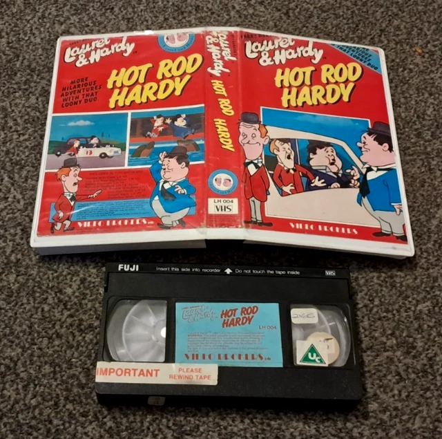 LAUREL & HARDY Hot Rod Hardy Kids Children Rare Big Box Ex Rental Pal ...