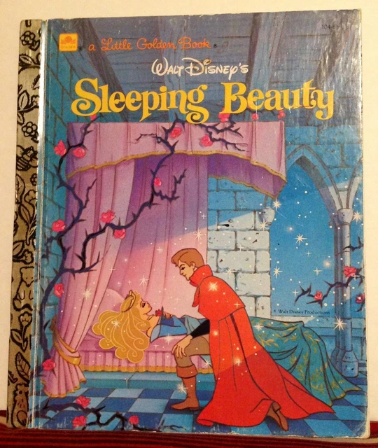 LITTLE GOLDEN BOOK Walt Disney's SLEEPING BEAUTY Hardcover 1986 ...