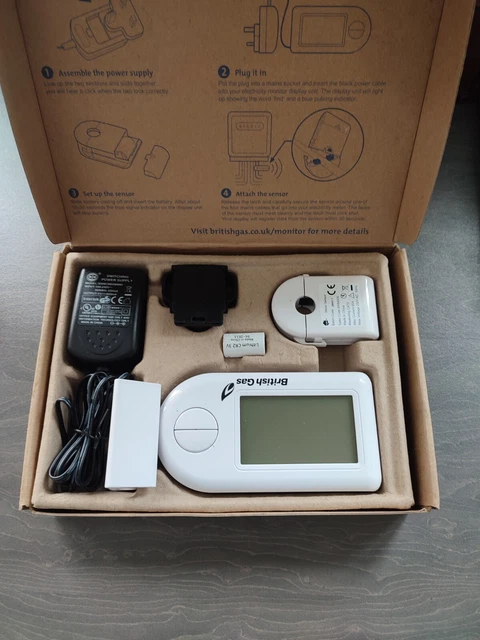 BRITISH GAS ENERGY Monitor DIS150 Digital Electricity Monitor £15.99 ...