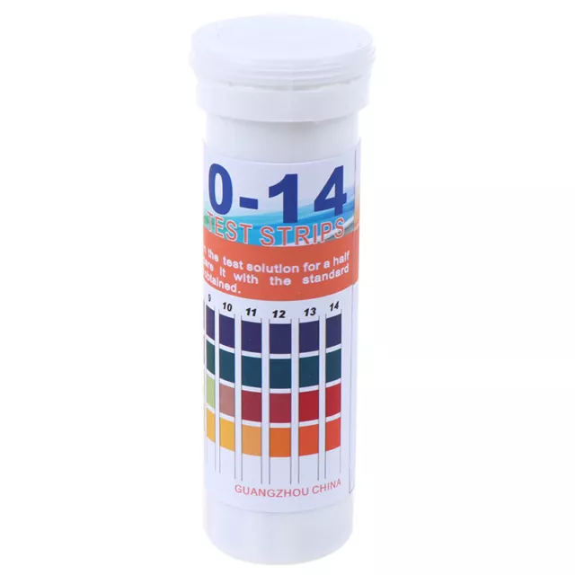150 STRIPS BOTTLED PH Test Strip Full Range 0-14 pH Acidic Alkaline ...