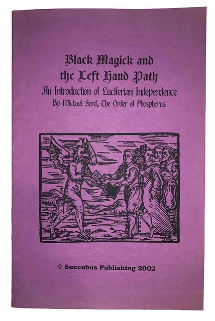 SIGNED, MICHAEL FORD, BLACK MAGICK AND THE LEFT HAND PATH, OCCULT, 2002 ...
