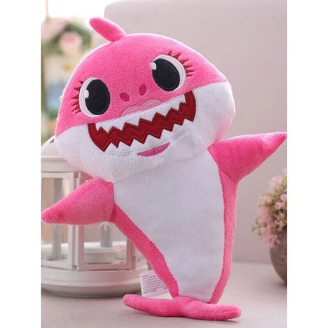 NEW CUTE SHARK Kid Plush Toy Sing And Light Cartoon Shark Soft Toy Gift ...