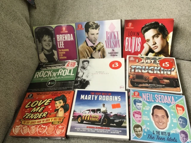 JOB LOT BUNDLE 50s 60s rock ‘n’ roll pop CDs Elvis Presley Brenda Lee Ricky Nels EUR 3,49 ...
