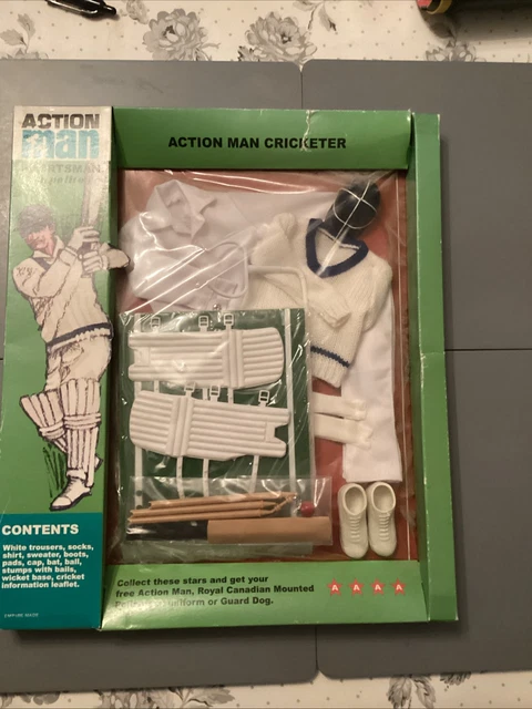 VINTAGE ACTION MAN Cricketer 40th Anniversary Outfit Sealed £83.92 ...