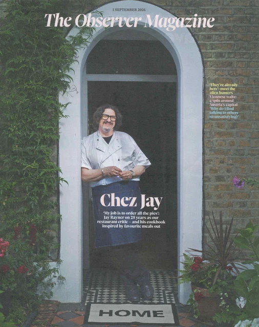 OBSERVER REVUE : Jay Rayner, Nadia Sawalha, Don Letts, Nigel Slater, 1. ...