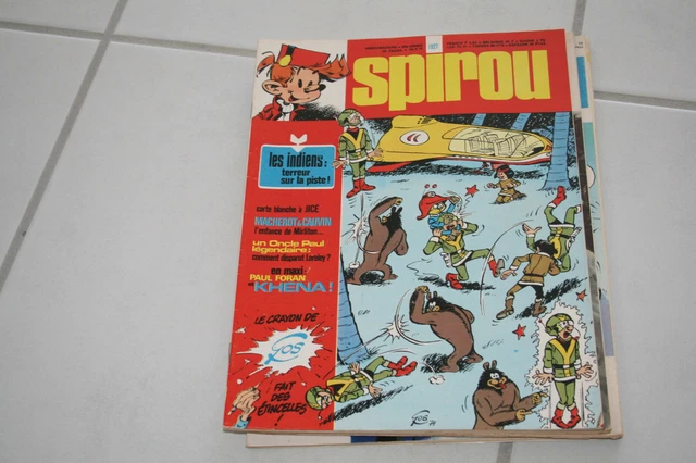 MAGAZINE SPIROU 1927 de 1975 gos fiches les indiens EUR 1,20 - PicClick FR