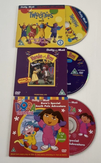ROSIE AND JIM - Tweenies and Dora DAILY MAIL PROMO DVD Video 3 ...