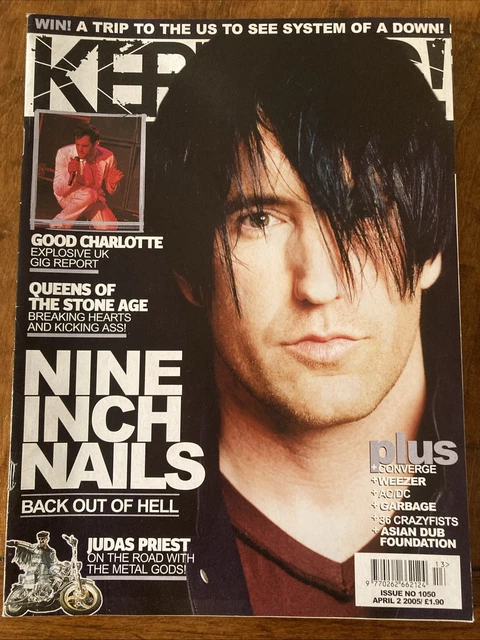 KERRANG MUSIC MAGAZINE #1050 Nine Inch Nails Judas Priest Qotsa AC/DC ...