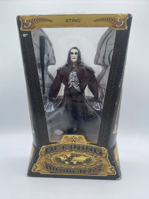 MATTEL WWE ELITE Defining Moments Sting Action Figure Crow Black ...