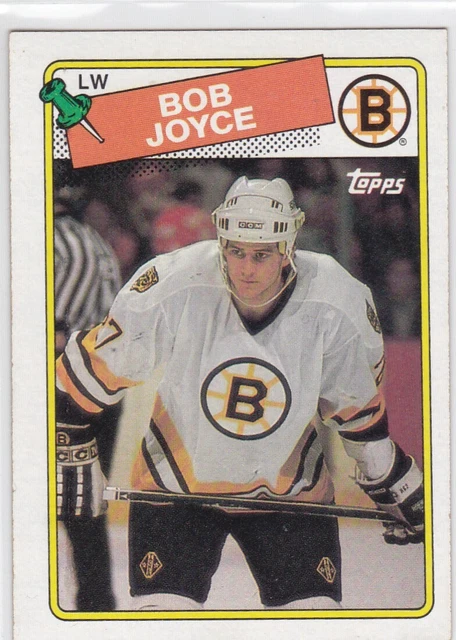 88/89 TOPPS..BOB JOYCE..RC..NRMT..CARTE # 2..Bruins..livraison Combinée ...