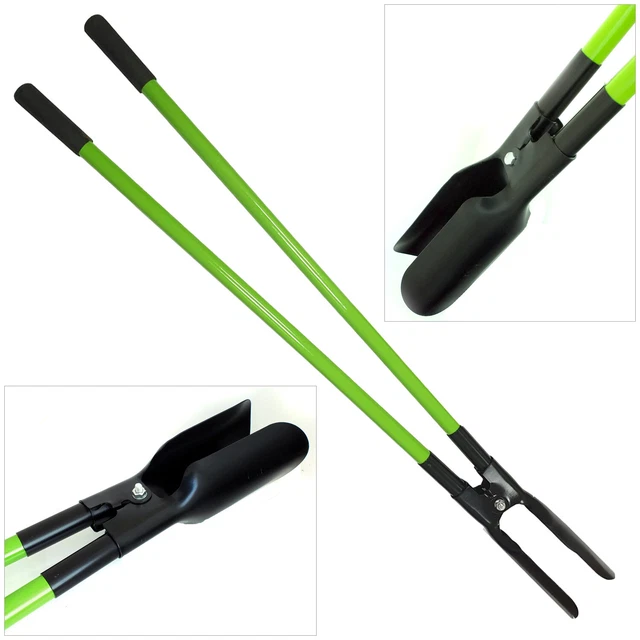 FENCE POST HOLE Digger Heavy Duty Fencing Crossover Spade Fibreglass Handles £29.99 - PicClick UK