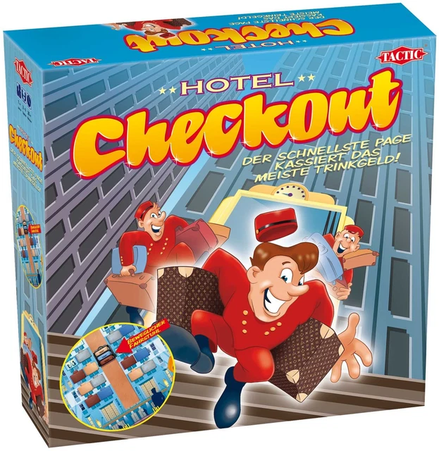 WINNING MOVES HOTEL Checkout Brettspiel EUR 9,95 - PicClick DE