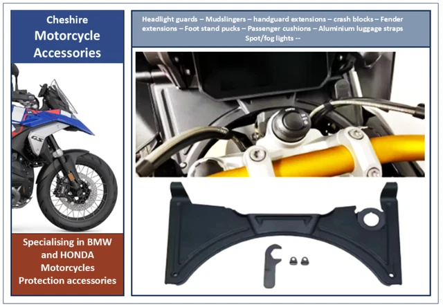 BMW R1250GS GSA R1200GS GSA Cockpit fairing noise/wind reduction plate ...