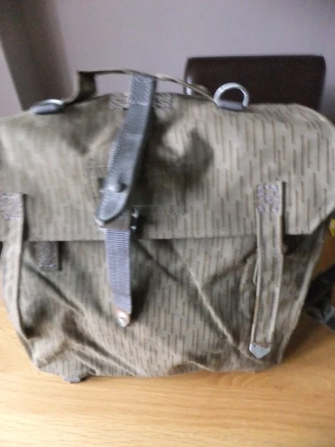 EAST GERMAN ARMY NVA backpack Strichtarn camo pattern £10.00 - PicClick UK