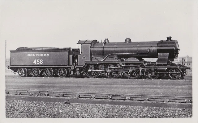 EX-LSWR DRUMMOND CLASS T14 4-6-0 No.E458 JUST REBUILT AT EASTLEIGH IN 1930. £1.20 - PicClick UK