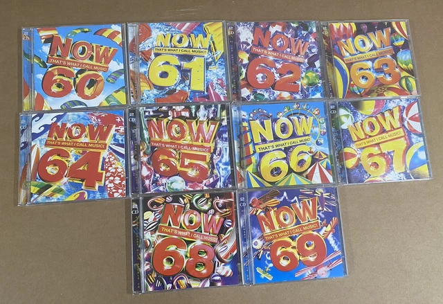 NOW THAT'S WHAT I Call Music! Vols 60-69 CD Collection EUR 11,37 ...