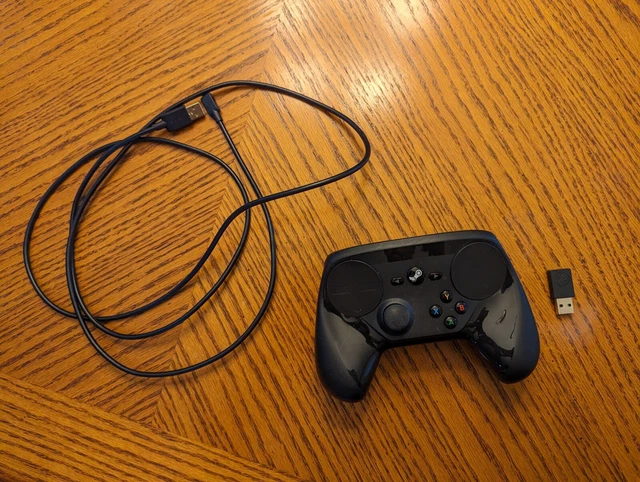 VALVE STEAM CONTROLLER (Black) With USB Dongle and USB Cable $26.00 ...